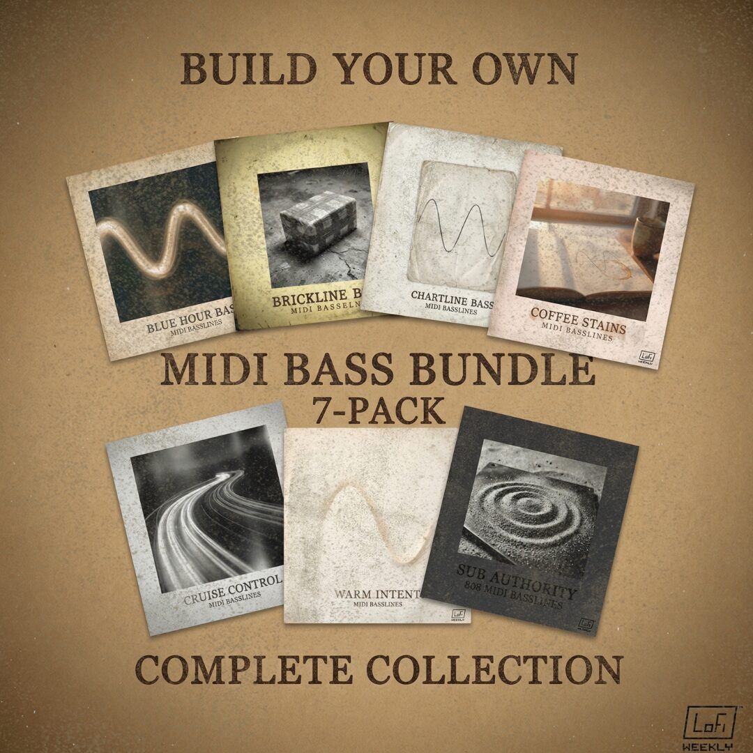 Bass MIDI Complete Bundle | LoFi Weekly